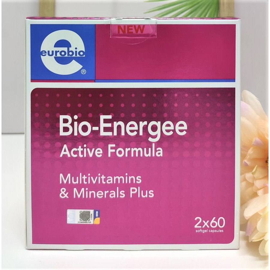 EUROBIO BIO-ENERGEE ACTIVE FORMULA MULTIVITAMINS & MINERALS PLUS (60'S ...