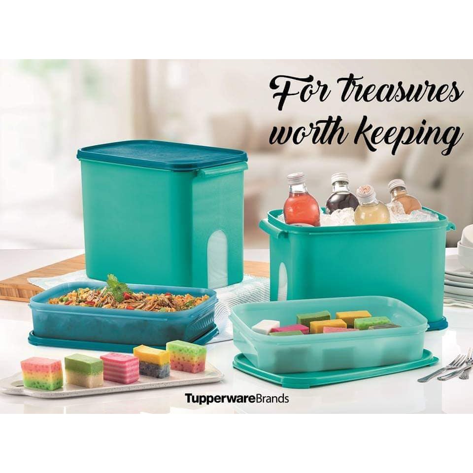 TUPPERWARE Window Treasure Keeper Set with MM Rectangular I | Shopee ...