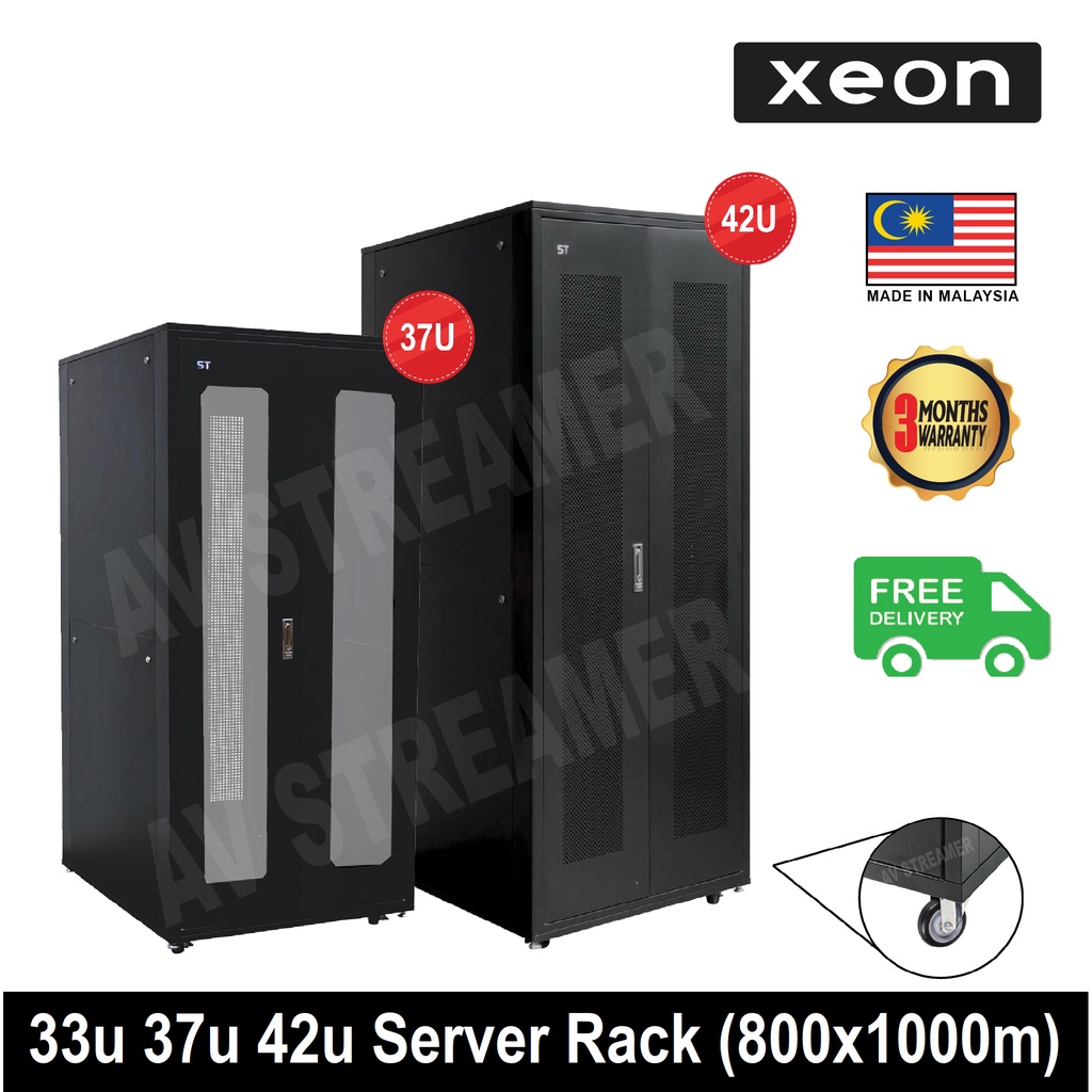 Floor Stand Server Rack ( 33U / 37U / 42U ) | Shopee Malaysia