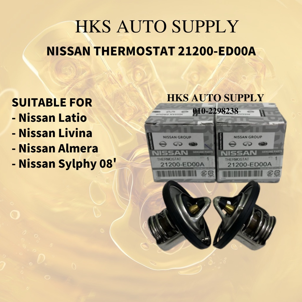 [Original] Nissan Latio Livina Almera Sylphy Original Thermostat (21200 ...