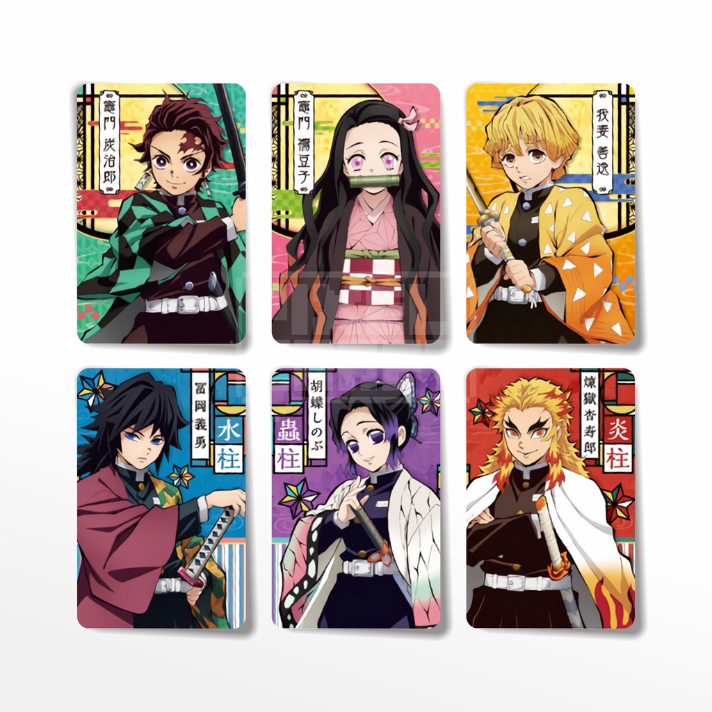 Kimetsu NO YAIBA Anime Character Photocard (Ver1) Demon Slayer | Shopee ...