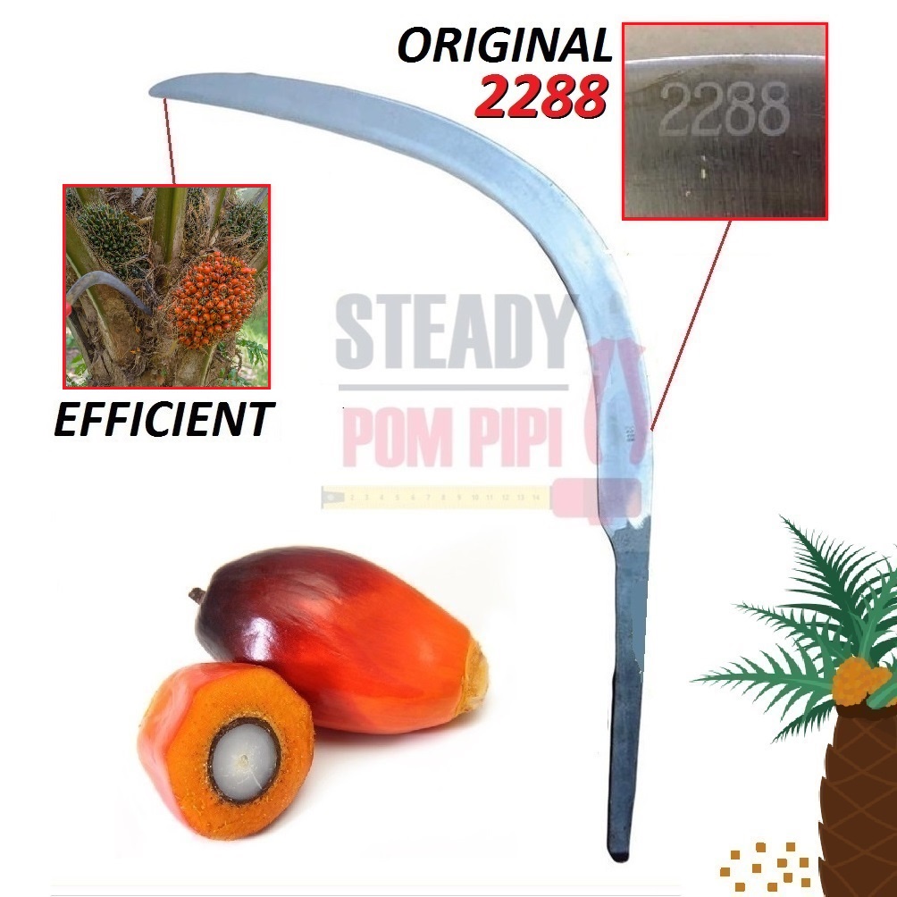 2288 PREMIUM SABIT KELAPA SAWIT THAILAND / OIL PALM HARVESTING SICKLE ...