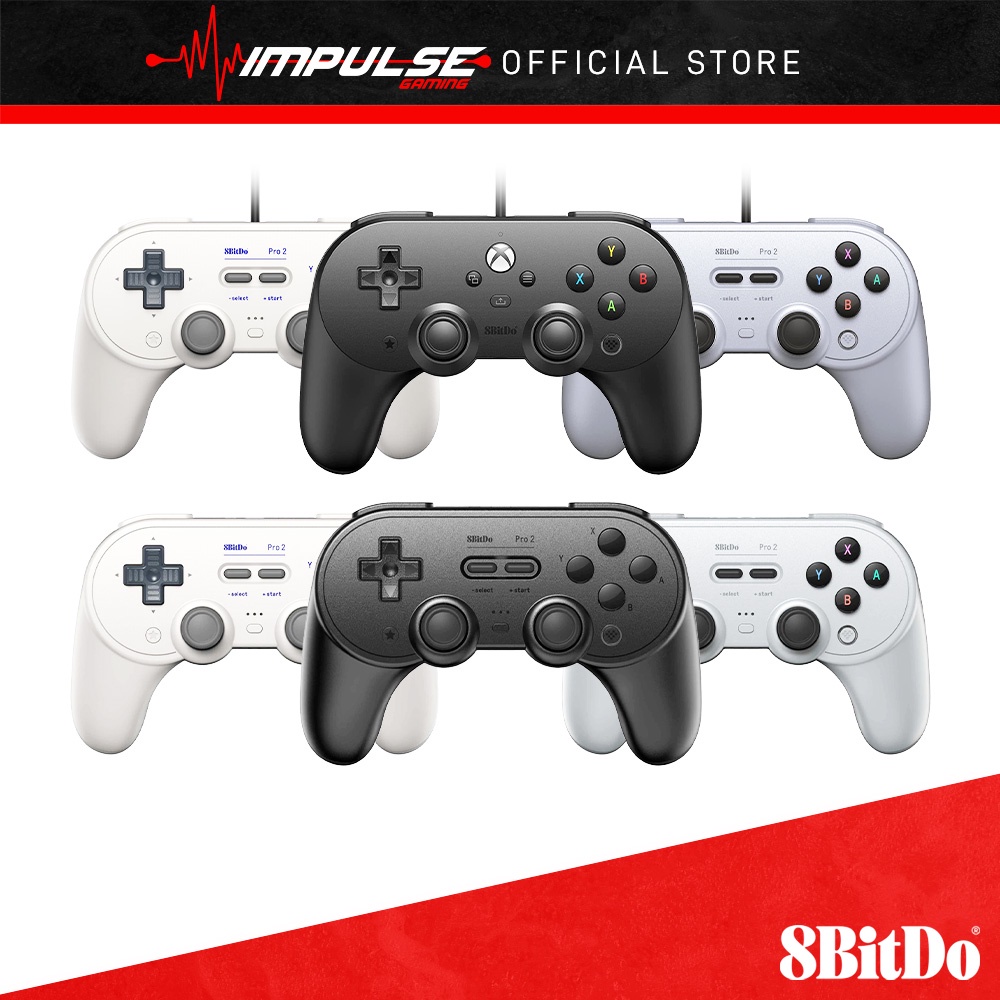 8bitdo Pro 2 Switch Wired Wireless Gamepad Pro Controller Compatible