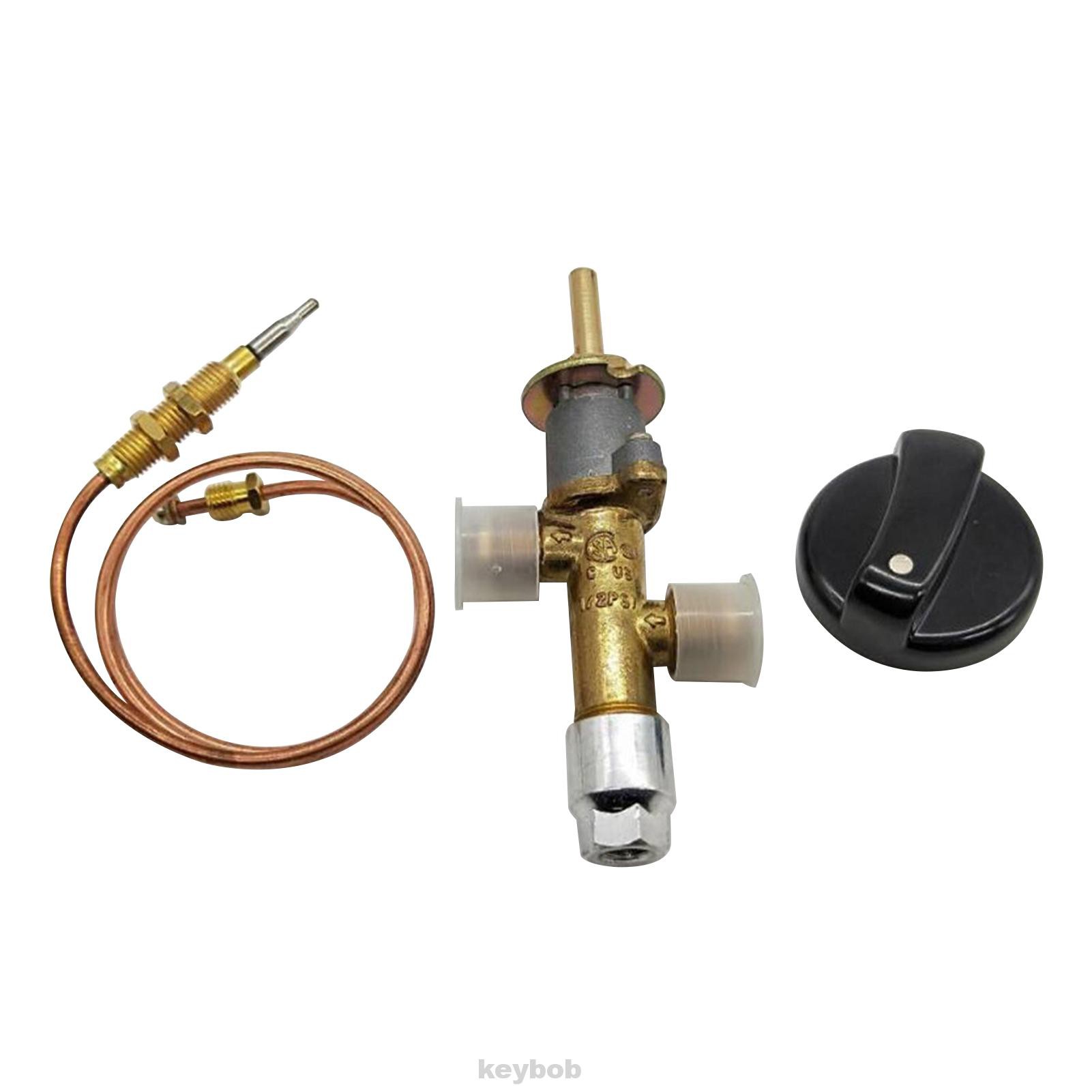 Fire Pit Universal Brass Safety Knob Fireplace Thermocouple LPG Propane ...
