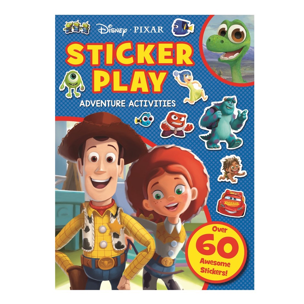 Disney Pixar Sticker Play Adventure Activities Book With 60 Stickers ...