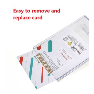 A4 A5 Acrylic L-Shape Display Stand for QR Code Sign Card Table Stand ...