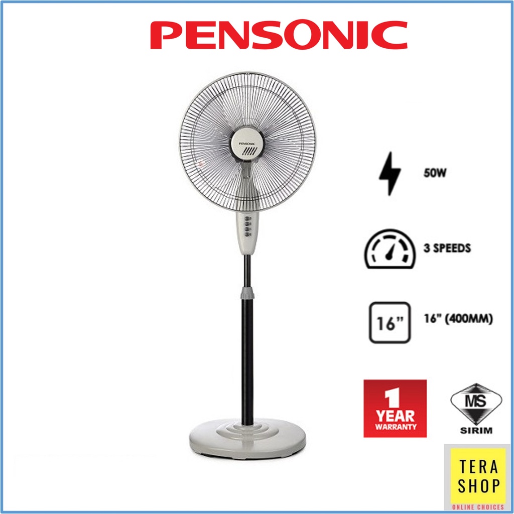Pensonic PSF-4505GY Stand Fan 16" Kipas Angin | Shopee Malaysia
