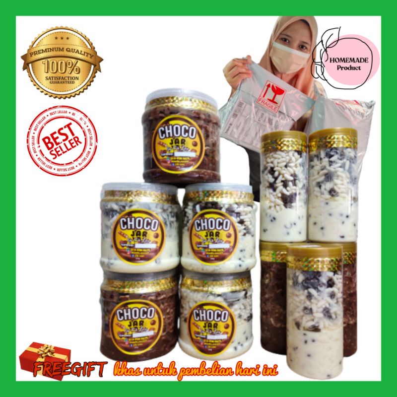 [Ready Stock] Chocojar By Ciklien Milk White Chocolate -Snek Rangup ...