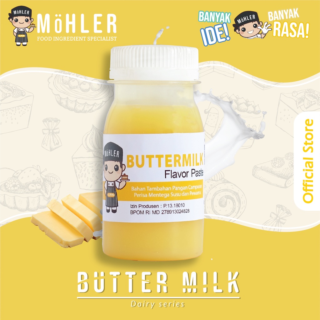 Distribute by MoHLER Malaysia - Buttermilk Flavour Emulco Paste 60 gr ...
