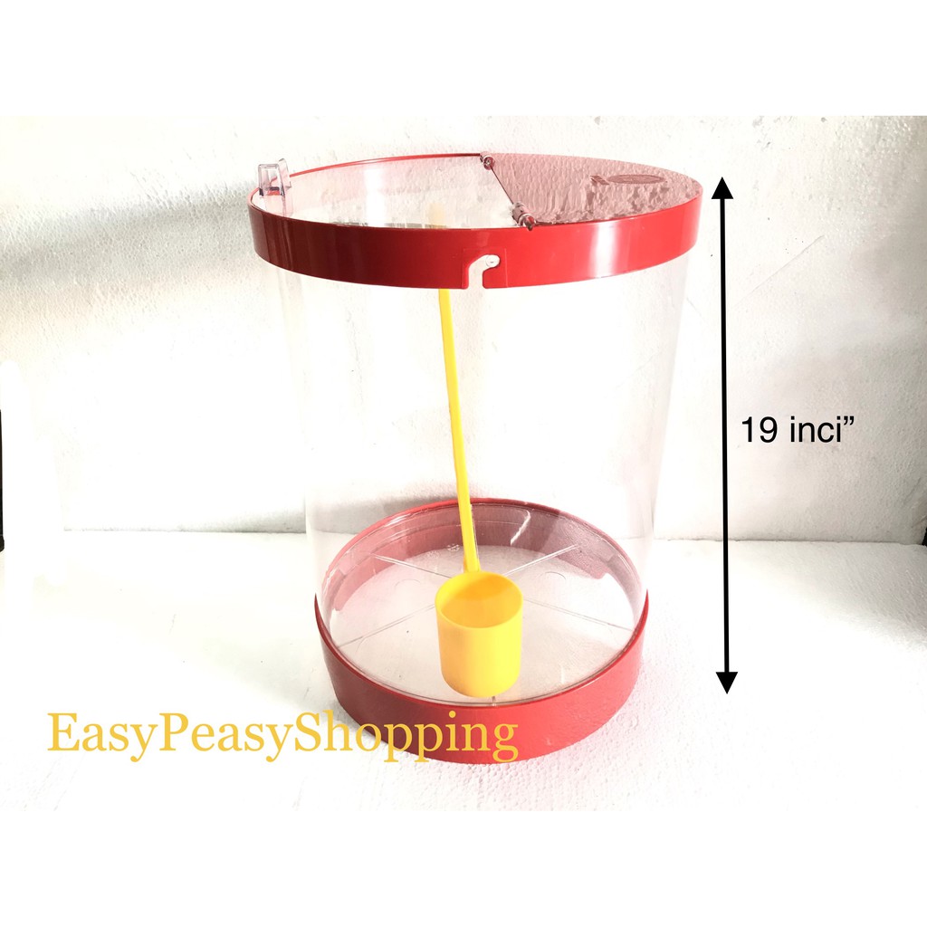 Drinks Dispenser 40 liter Acrylic Canopy/ Balang Air Kanopi Khemah ...