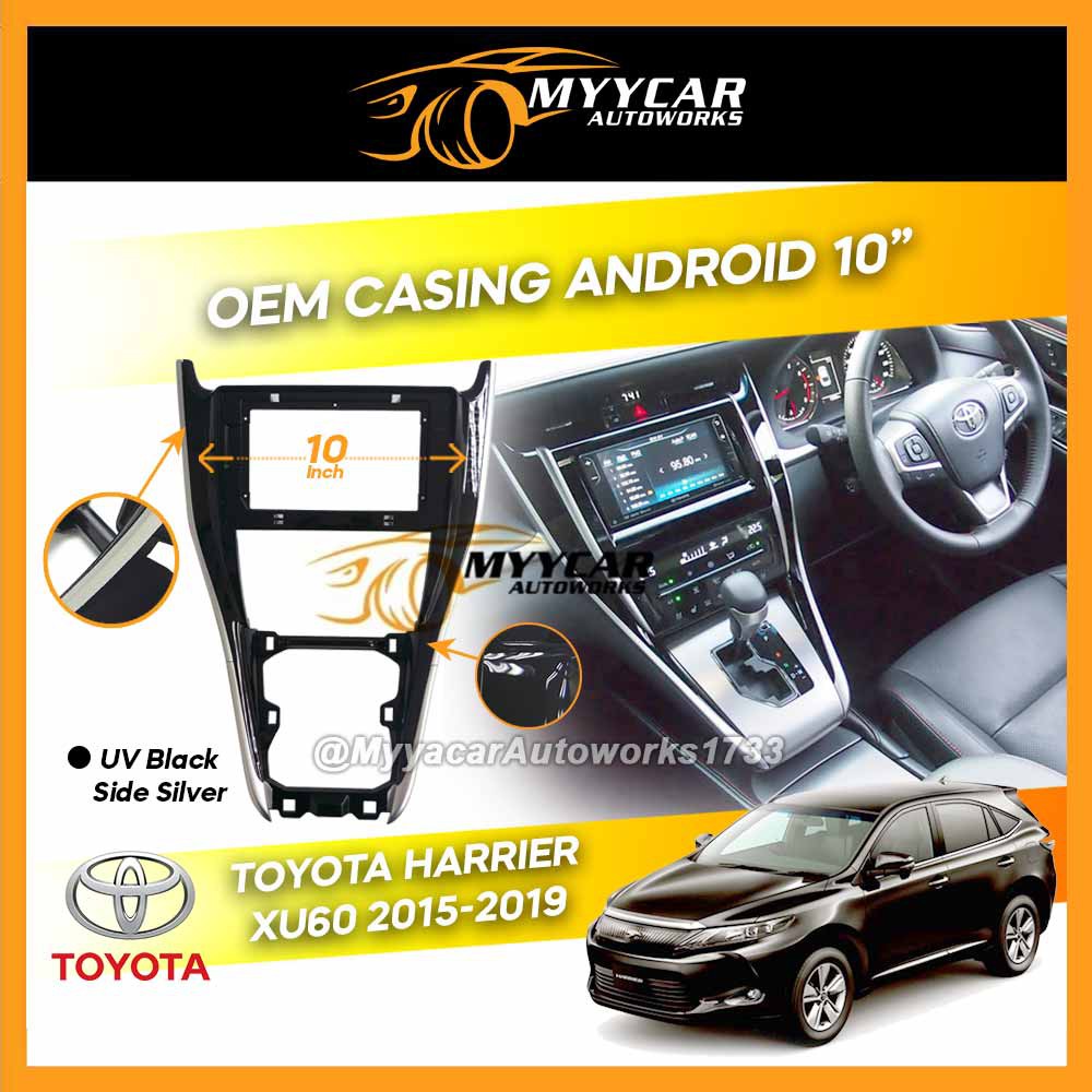 Toyota Harrier XU60 2015-2019 Big Screen Casing Android Player 10 inch ...