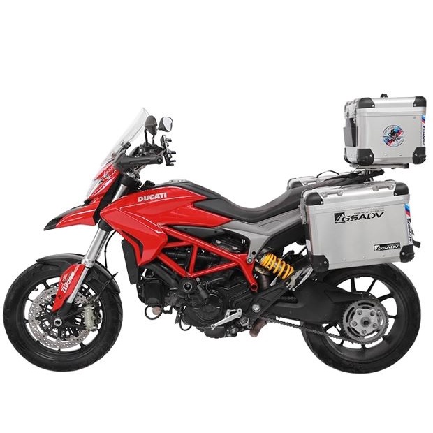 GSADV Ducati Hypermotard Hyperstrada 821 Motorcycle Top Box Aluminium ...