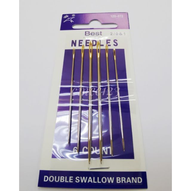Jarum Jahit Tangan / Hand Sewing Needle 6pcs / Jarum Tangan Kasar ...