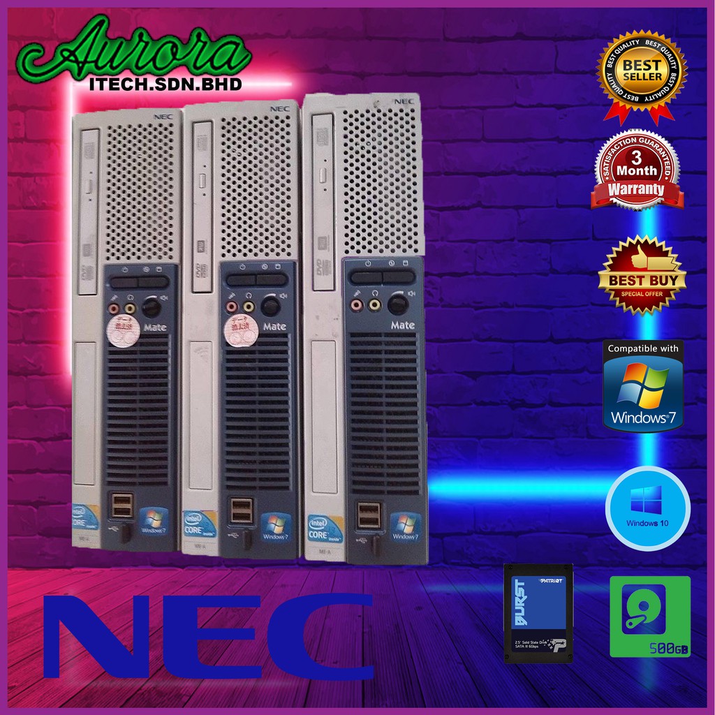 (REFURBISHED) NEC Desktop Workstation I3-I5 1-4GEN / 4GB RAM / 120GB ...