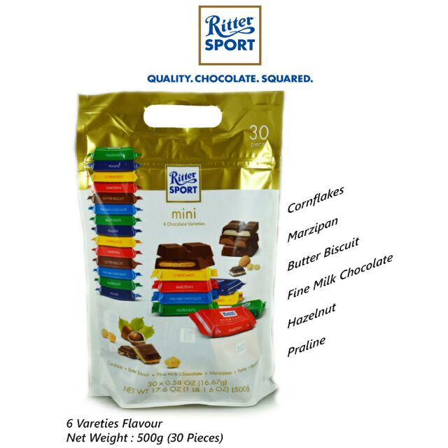 Ritter sport mini 500g | Shopee Malaysia