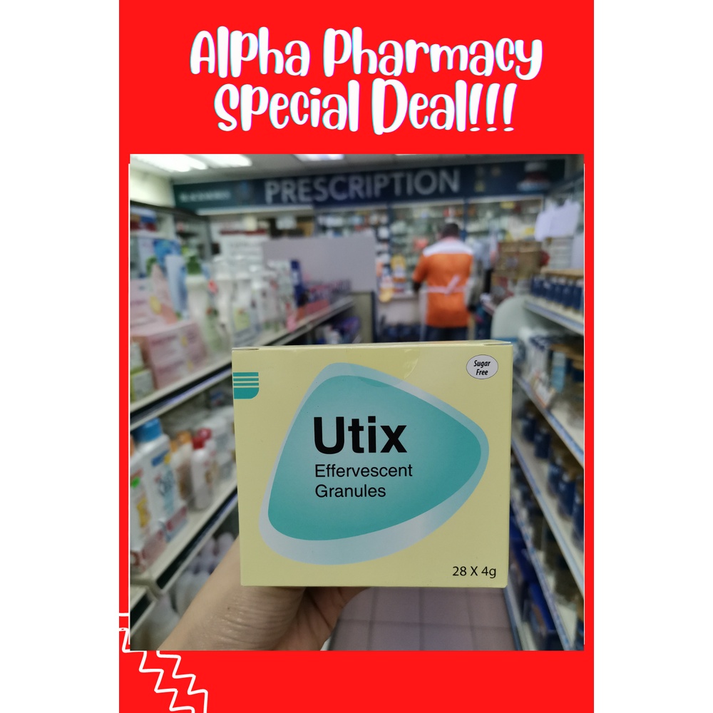 UTIX EFFERVESCENT GRANULES 28S [reduce uric acid,urine infection ...