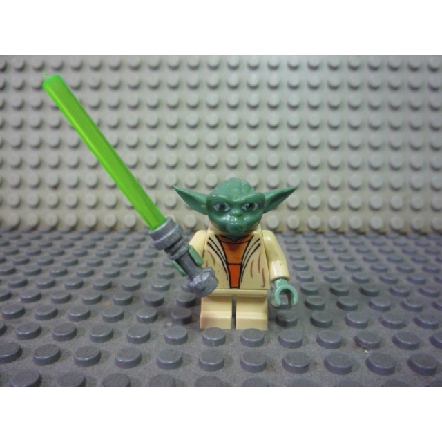 Custom Lego Star Wars - Master Jedi Yoda w/Lightsaber Mini Figure ...