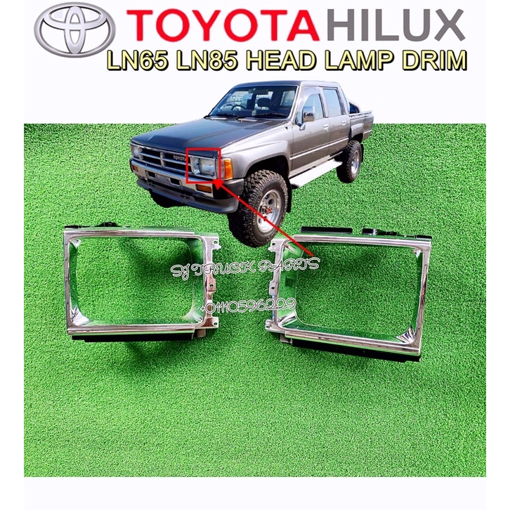 TOYOTA HILUX LN65 LN85 2WD 4WD HEAD LAMP DRIM LAMPU BESAR SALONG COVER ...