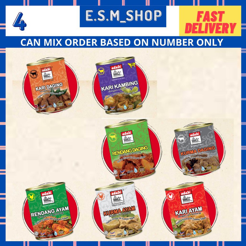 ADABI Kari Kambing / ADABI Kari Daging/ADABI Kari Ayam/ADABI Sup ...