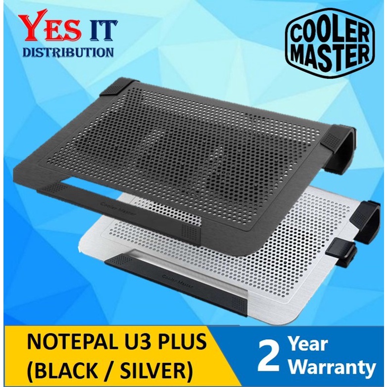 Cooler Master Notepal U3 Plus Cooling Pads Slim & Lightweight Triple ...