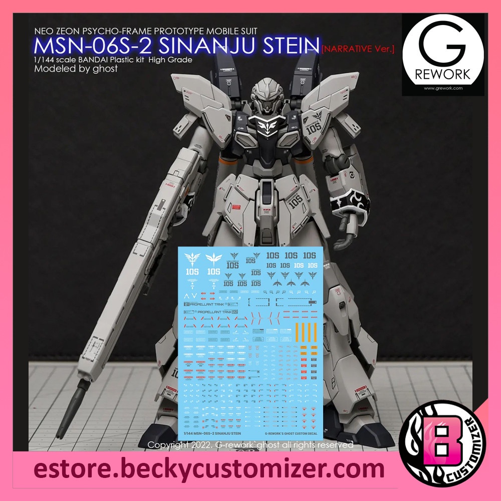 G-rework [HG] MSN-06S-2 Sinanju Stein Narrative ver | Shopee Malaysia