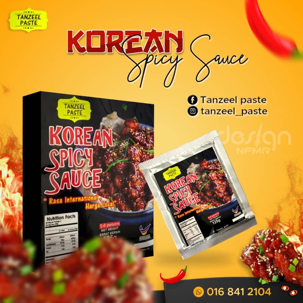 Halal Spicy Korean Sauce | Sos Korea Halal | Sos Korea Pedas | Shopee ...