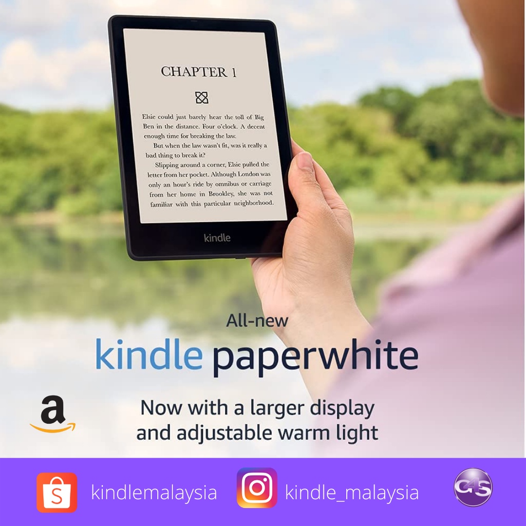 Kindle Paperwhite (2021), Black | Shopee Malaysia