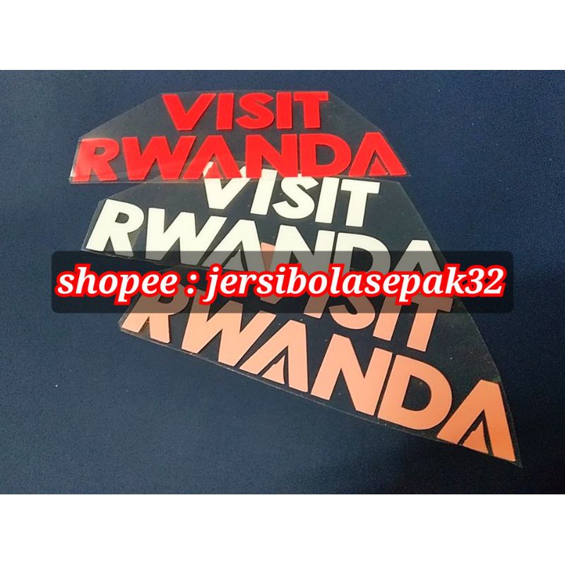 PATCH SLEEVE SPONSOR - VISIT RWANDA (ARSENAL) | Shopee Malaysia