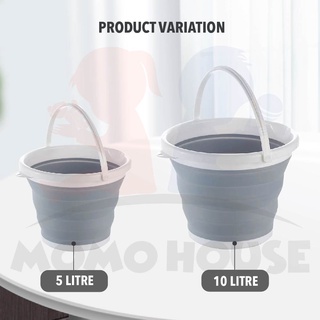 Plastic Foldable Bucket Folding Wash Basin Space Saving Outdoor Travel ...