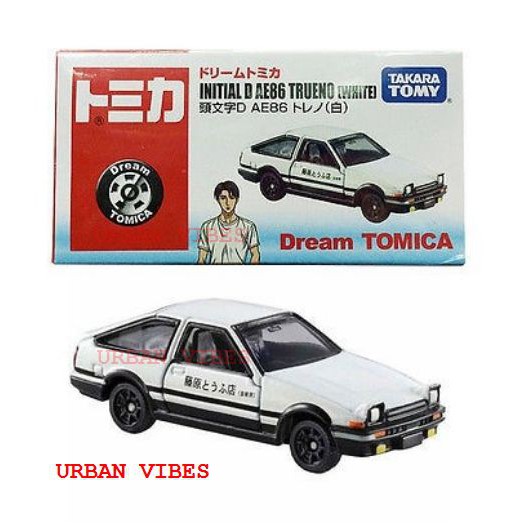 Dream TOMICA Initial D AE86 Trueno (White Hood) | Shopee Malaysia