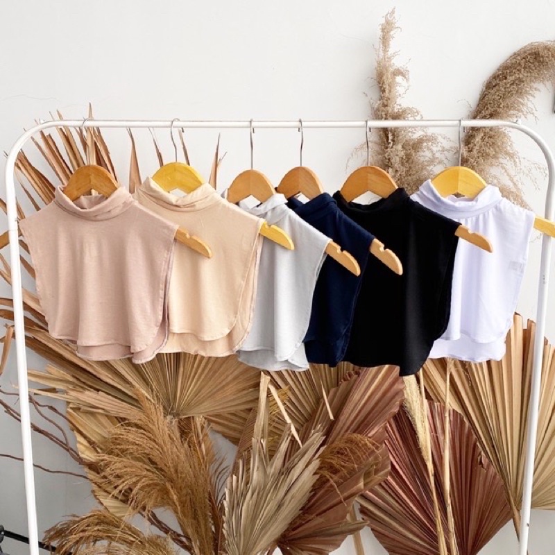 Inner leher premium cotton tutup leher tutup dada kain sejuk | Shopee ...