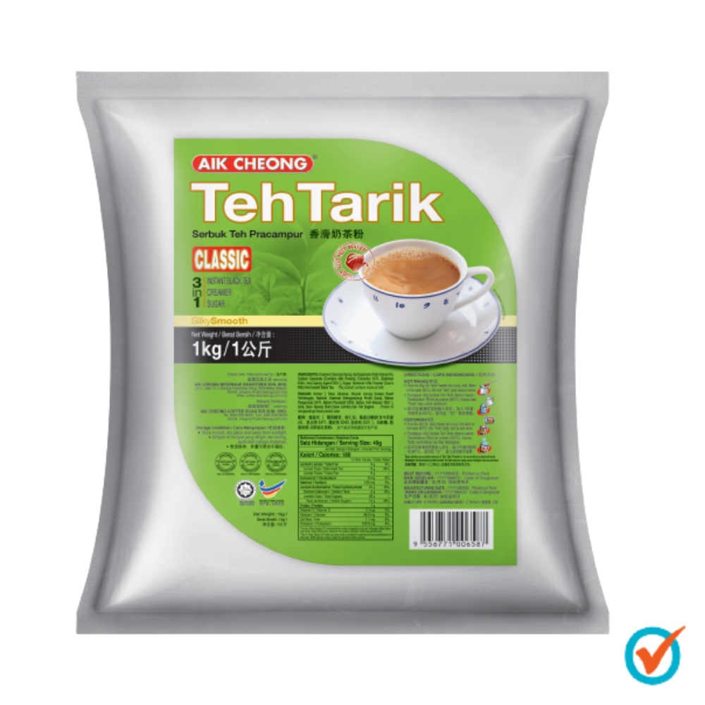 AIK CHEONG Teh Tarik 3in1 Powder 1kg - Classic | Shopee Malaysia