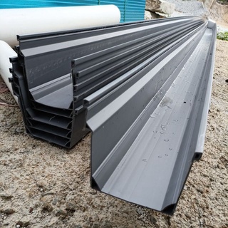 F300 Gutter Pvc (Kelabu) Jual kaki(1kaki~10kaki) | Shopee Malaysia