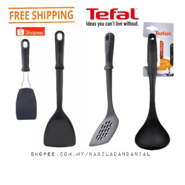 🔥 NEW 🔥 Tefal Comfort Touch Wok Spatula/ Angle Spatula/slotted turner ...