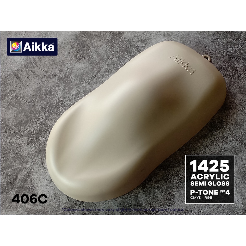 AIKKA Paint PANTONE Colour 406C / 1425 ACRYLIC SEMI GLOSS PAINT ...