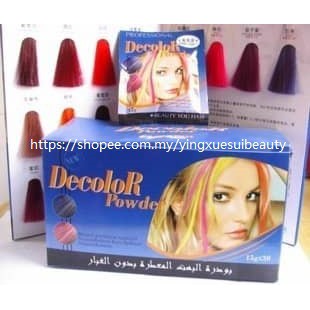 Decolor Powder Hair Dye High Nutrition Color Bleaching Powder 15gm ...
