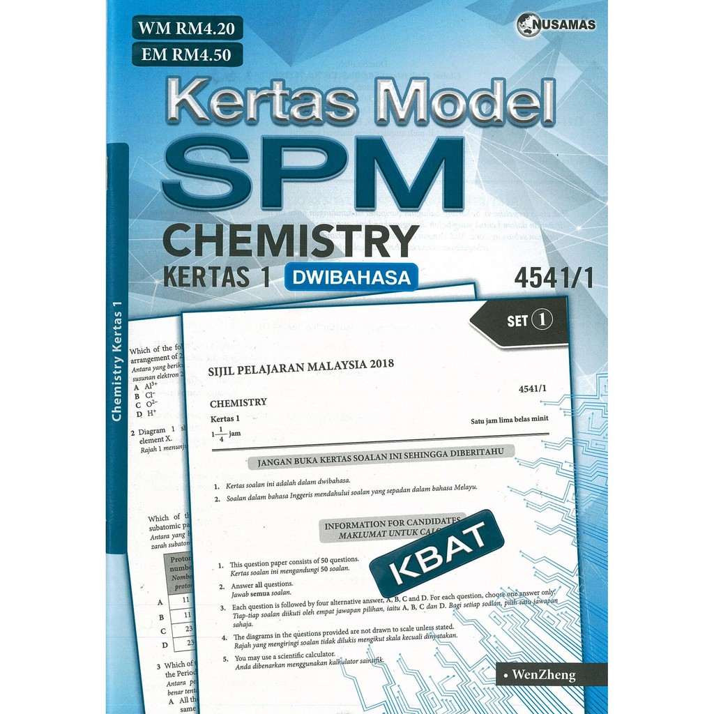 Kertas model spm chemistry | BeeCost
