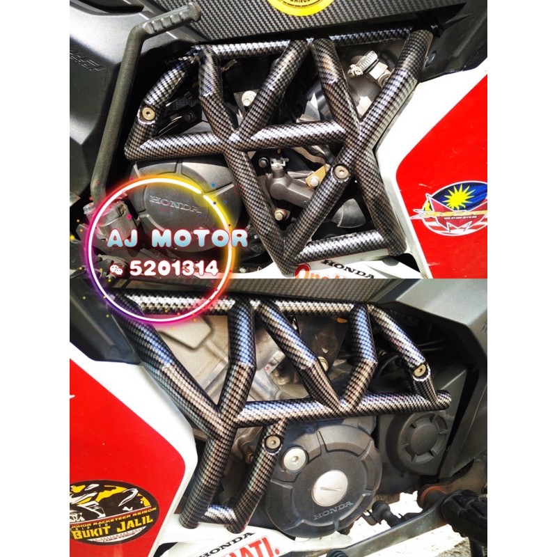 RS150 V1 V2 V3 SIDE ENGINE COVER CARBON HONDA RS-150 RS150R CLUTCH ...