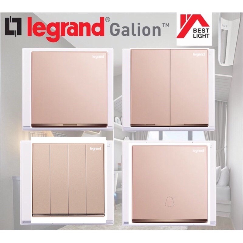 LEGRAND GALION SWITCH (ROSE GOLD) | Shopee Malaysia