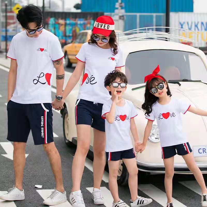 Family Set T-shirt (Heart half) | Shopee Malaysia