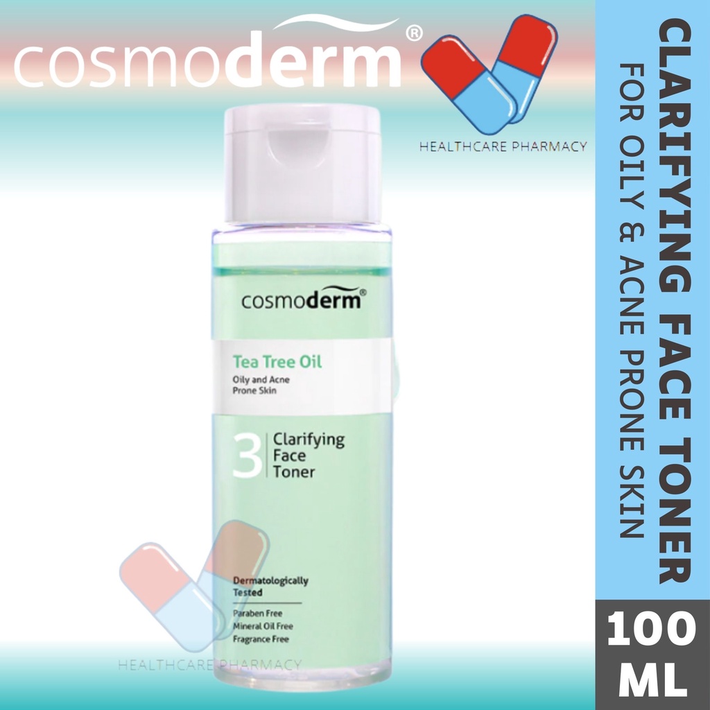 Cosmoderm Tea Tree Oil Clarifying Face Toner (100ml) | Shopee Malaysia