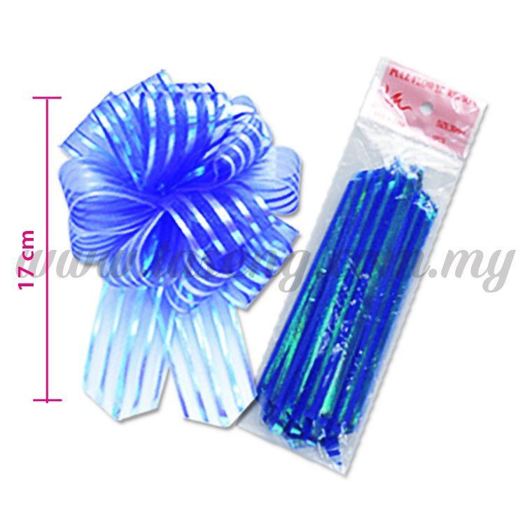 Ribbon - 30mm Pull Flower Ribbon - Blue 1 Piece | Shopee Malaysia