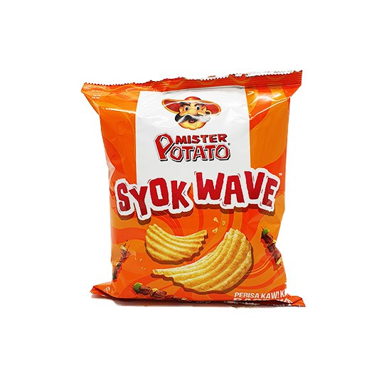 MISTER POTATO SYOK WAVE BBQ 65G | Shopee Malaysia