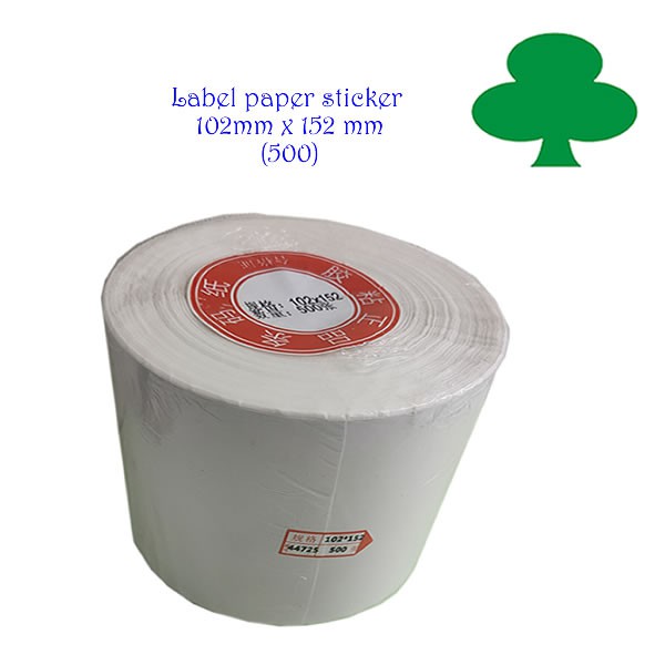 A6 102mm*152mm*500pcs/roll , 4*6 Inch Barcode Label Paper Sticker tear ...