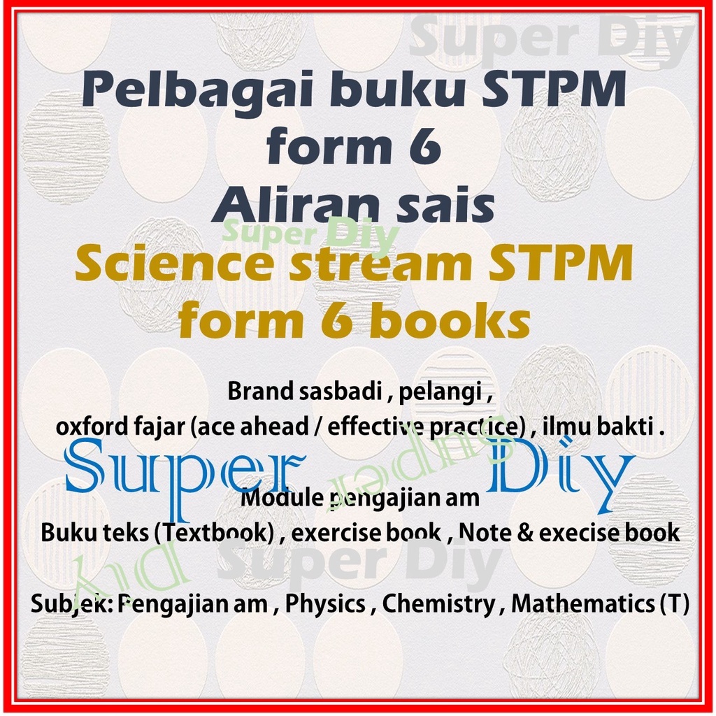 STPM form 6 teks science stream aliran sains textbook exercise module ...