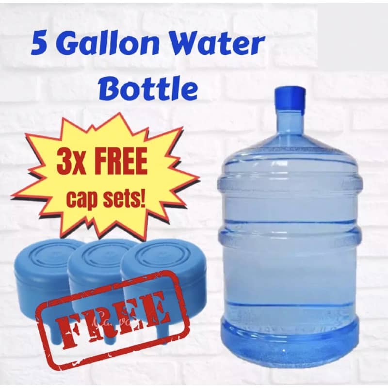 空瓶子/ 5 Gallon 19L Empty Bottle For Water Dispenser with FREE Bottle Cap ...