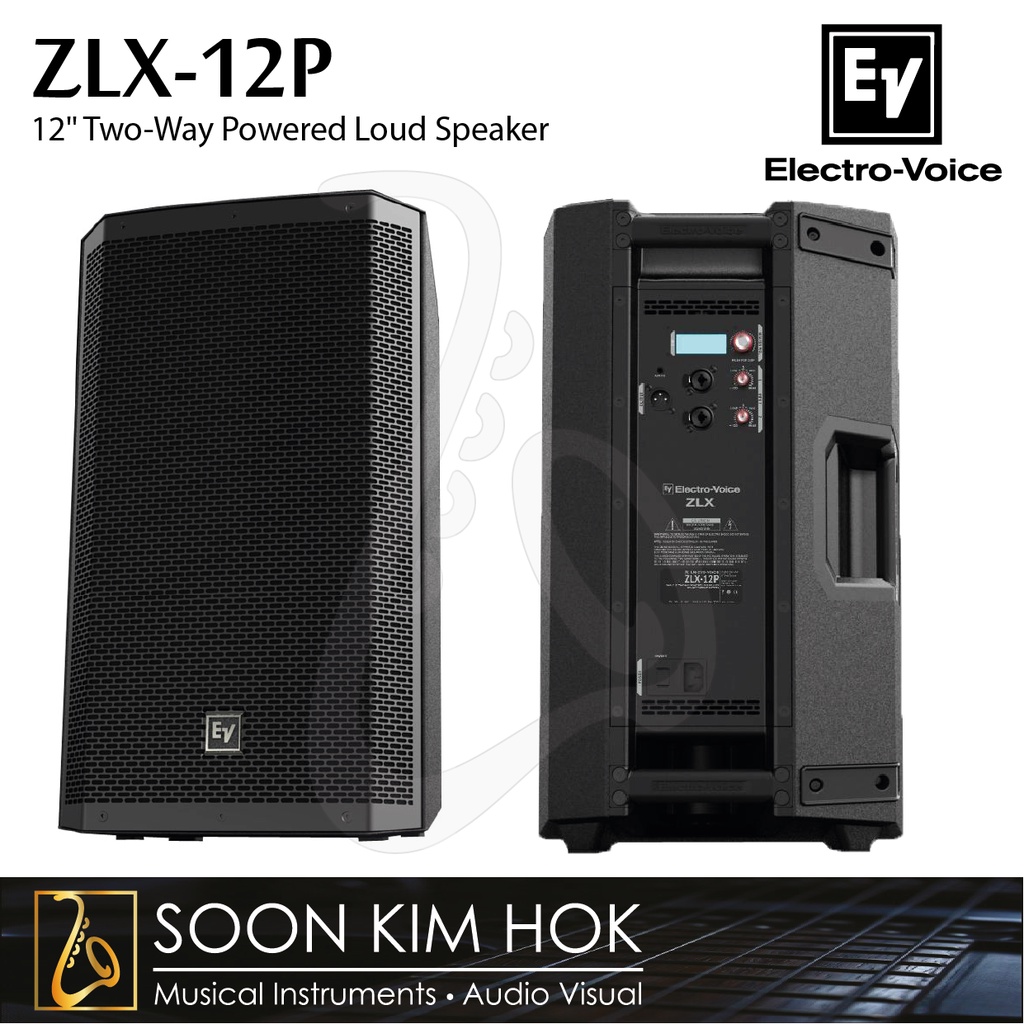 ELECTRO-VOICE ZLX-12P 12" Two-Way Powered Loud Speaker (ZLX12P ...