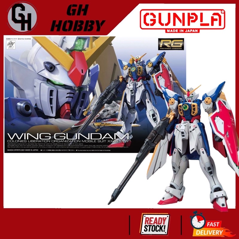 BANDAI 1/144 RG WING GUNDAM[35] | Shopee Malaysia