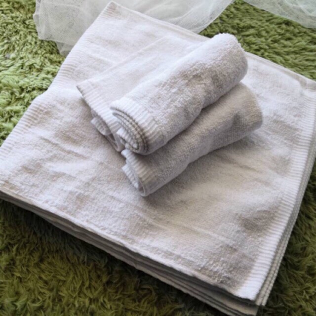 Tuala Muka Putih Tuala Tangan Putih White Face Towel Hand Towel Good ...
