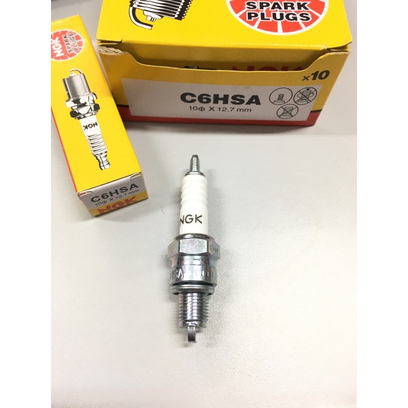 NGK SPARK PLUG C6 C6HSA EX5 DREAM WAVE W110 W125 SRL110 SRL115 SYM ...